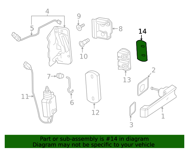 463-743-16-00 - End Plate Pad 2019-2021 Mercedes-Benz | Mercedes-Benz ...
