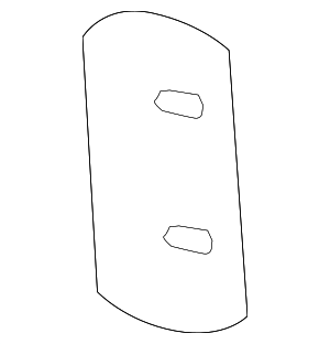 463-743-16-00 - End Plate Pad 2019-2021 Mercedes-Benz | Mercedes-Benz ...
