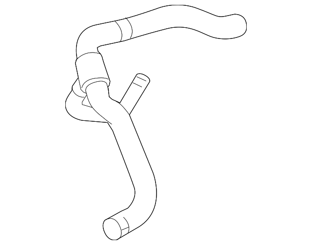 2011-2013 Buick Regal Lower Hose 13220126 | GMPartsDirect.com