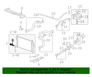 2011-2013 Buick Regal Drain Plug 13241754 | GMPartsDirect.com