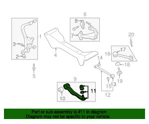 54503-38A00 - Suspension Ball Joint 1989-2006 Hyundai | AutoNationParts.com