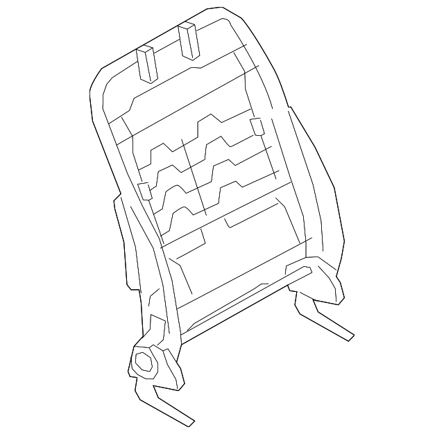 2018-2023 Subaru Crosstrek Seat Back Frame 64110FL121 | Subaru Parts Store