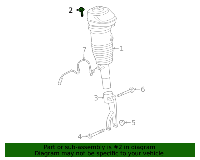 31306893691 - 2019-2023 BMW Strut Bolt (31-30-6-893-691) | BMW of South ...