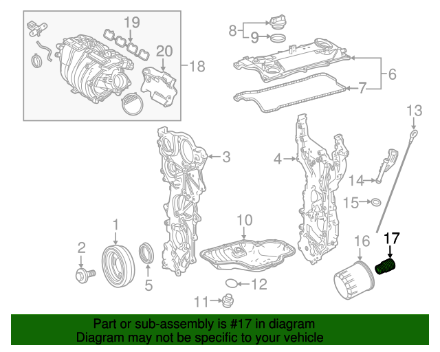 90904-04006 - Union(For Oil Filter) 2001-2023 Toyota | Thousand Oaks ...