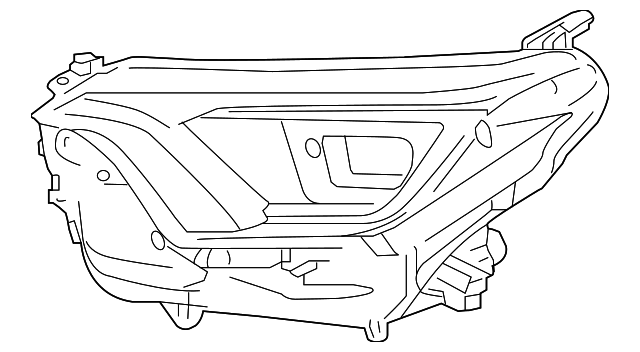 81145-42670 - 2016-2018 Toyota RAV4 - Composite Headlamp Right ...