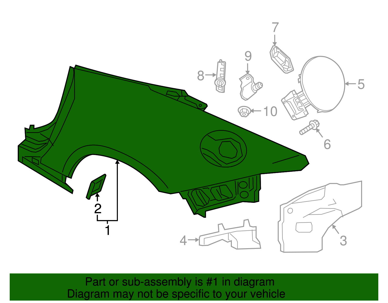 N2Y7-70-41XD - High-Quality Quarter Panel for 2016-2024 Mazda MX-5 ...