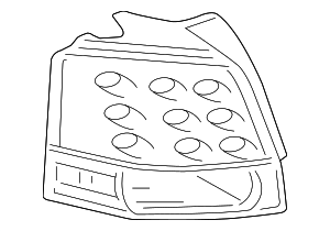 8330A379 - Combo Lamp Assembly 2007-2013 Mitsubishi Outlander ...