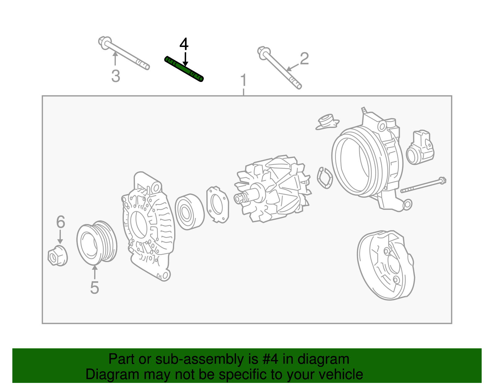 90126-A0009 - Alternator Stud 2005-2021 Toyota | Longo Toyota Parts