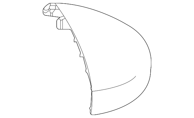 76201-T20-A01ZJ - 2022-2025 Honda Civic - Upper Cover | Genuine Honda Parts