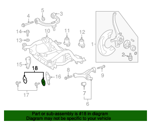 001-990-49-82 - Suspension Sub-Frame Washer 2006-2012 Mercedes-Benz ...