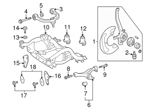 164-330-35-07 - Lower Control Arm 2006-2012 Mercedes-Benz | Mercedes ...