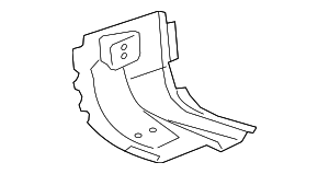 23195041 - Driver Side Back Body Opening Frame Filler 2015-2020 GM ...