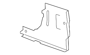 2015-2020 GM Passenger Side Back Body Pillar Lower Inner Panel 22786706 ...