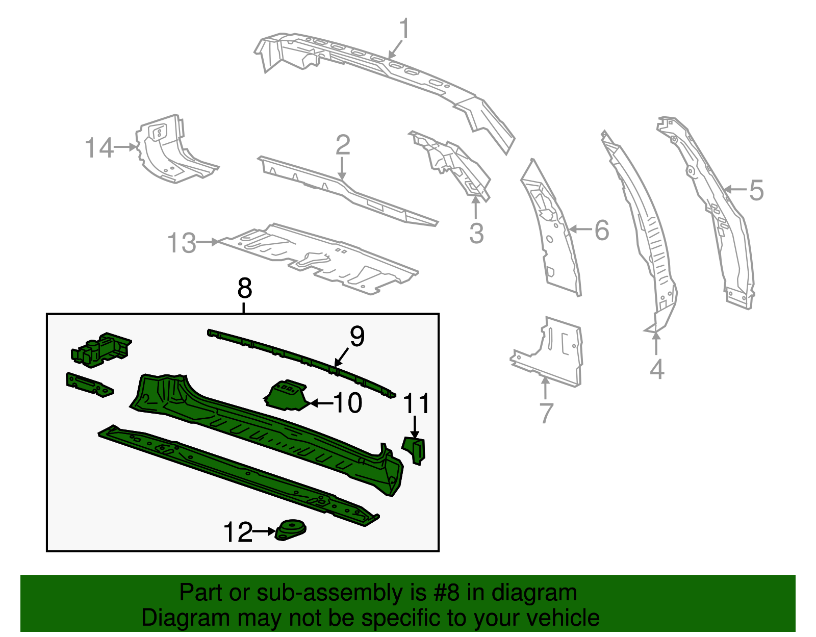 23147341 - OEM GM FRAME GMPartsCenter.net | GM Parts Center
