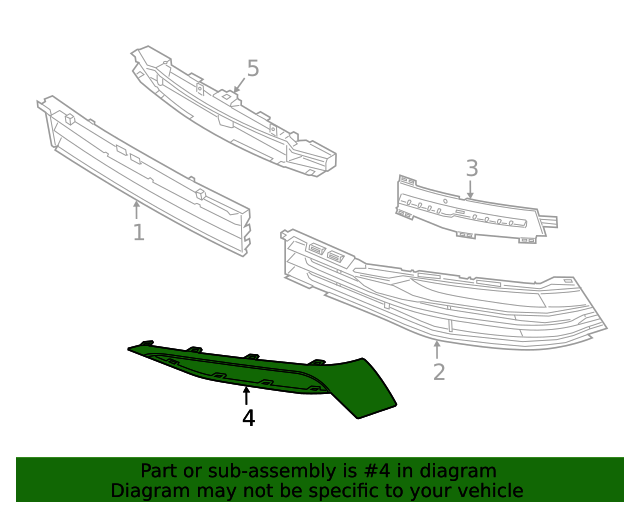 Genuine BMW 51-11-7-415-594 | Finish Molding | FREE Shipping on Most ...