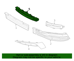51137497779 - 2018-2019 BMW 640i xDrive Gran Turismo Radiator Shutter ...