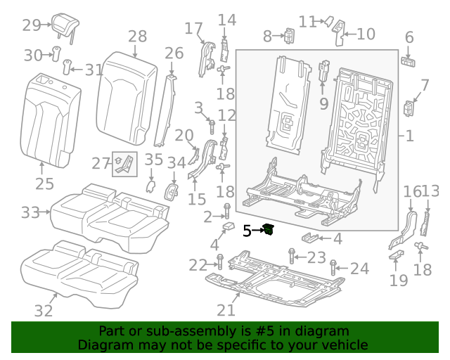 4M8-886-373 - Seat Frame Grommet 2019-2023 Audi | Audi OEM Parts