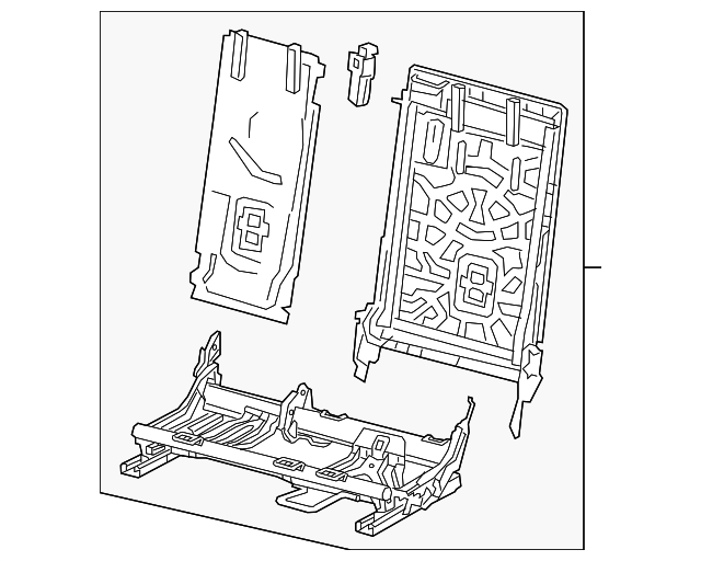 2019-2024 Audi Seat Frame 4M6-883-107-A | Audi OEM Parts Guy