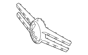 213-888-01-60-9040 - Trim Bar 2017-2020 Mercedes-Benz | Mercedes-Benz ...
