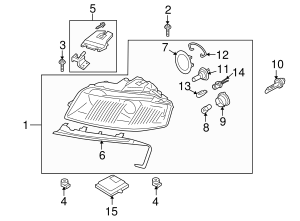8P0-941-029-AE - Headlamp Assembly 2007-2008 Audi | Audi OEM Parts