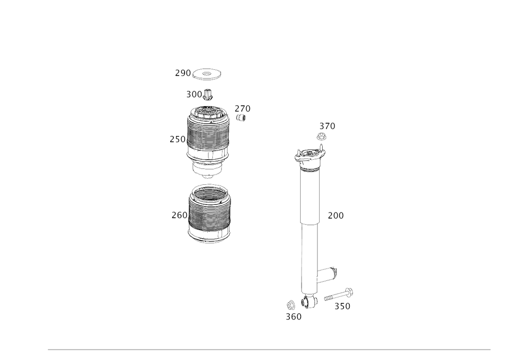 212-320-47-30 - Shock Absorber 2006-2016 Mercedes-Benz | Mercedes-Benz ...
