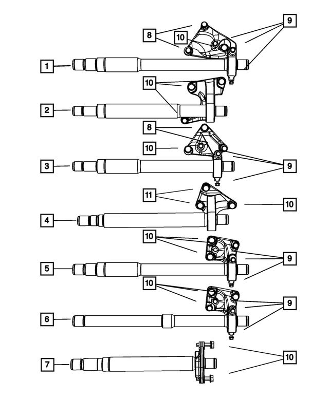 2007-2020 Mopar Intermediate Shaft 5085094AC | Mopar eStore