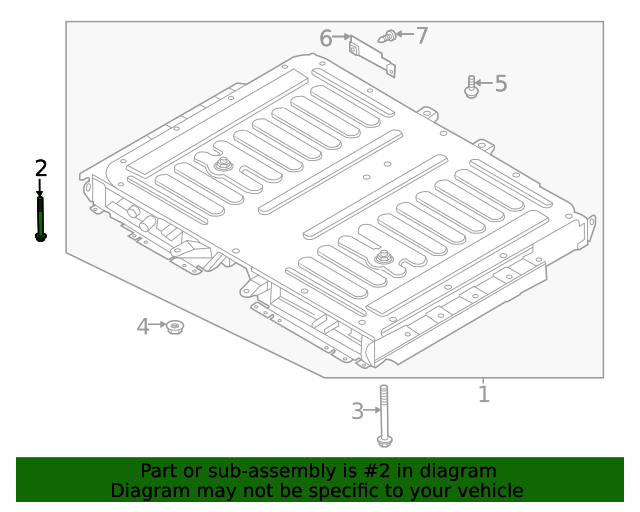2021-2023 Ford Drive Motor Battery Pack Bolt W720360-S450B | Karl ...