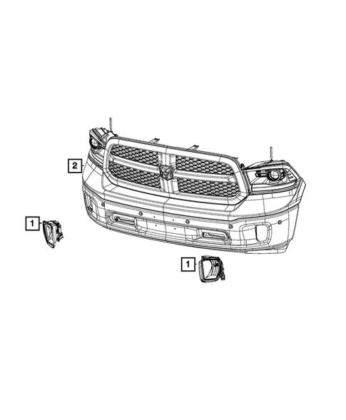 Lamps, Interior and Exterior for 2020 Ram 1500 Classic | Mopar Auto ...