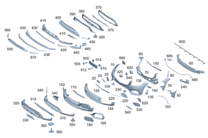 253-885-17-25 - Lower Trim Panel - 2017-2019 Mercedes-Benz | Buy ...