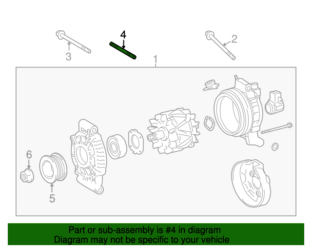 2008-2021 Lexus LX570 Alternator Stud 90126-A0009 | LexusOfKendall