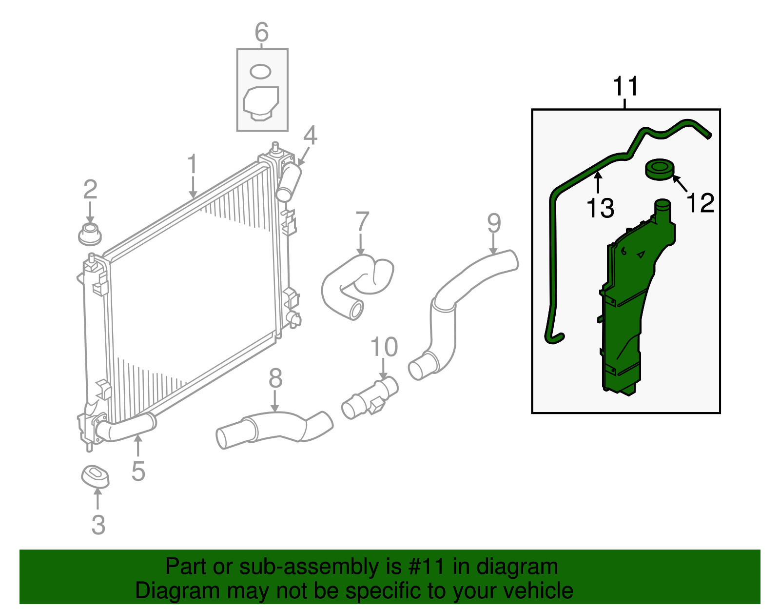 2015-2017 Nissan Juke Reservoir Assembly 21710-3YM0A | Temecula Nissan ...