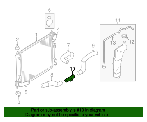 2011-2017 Nissan Juke Connector Pipe 21537-JD00A | My Nissan Part
