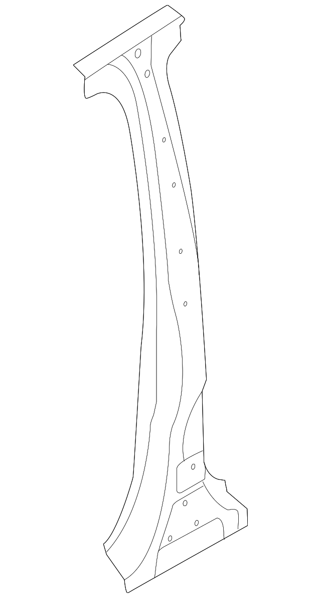 2019-2023 Ford Ranger Inner Center Pillar KB3Z-2624300-A | Miracle Ford ...