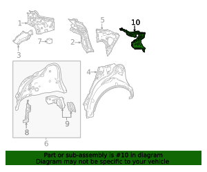 2018 Toyota Camry Tail Lamp Pocket 61602-33270 | Toyota Parts