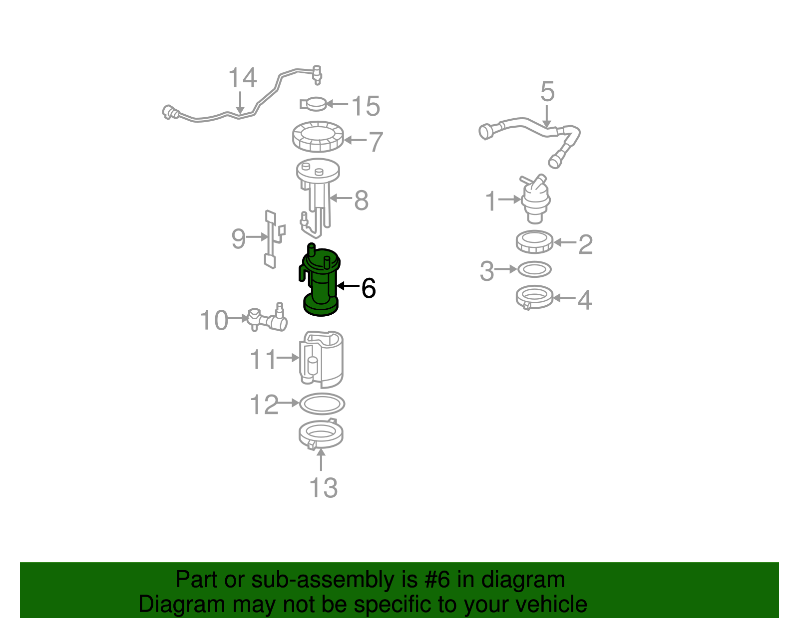 2004-2007 Toyota Highlander Fuel Pump 23221-75020 | Retail Performance ...