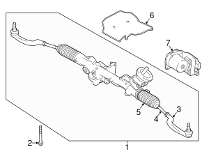 2017-2019 Infiniti QX30 Steering Gear 49001-HW20A | Infiniti Parts Online
