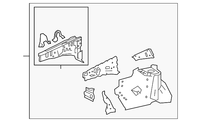 2015-2021 Lexus Apron Assembly 53702-78011 | OEM Parts Online