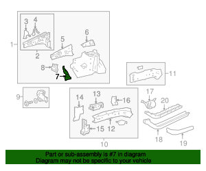 2015-2021 Lexus Extension 53714-0R011 | OEM Parts Online