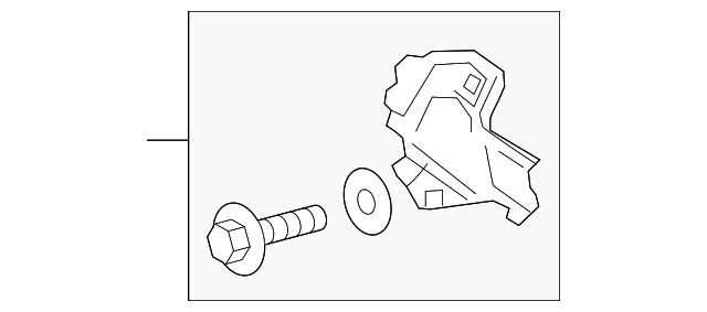 53804-78010 - Mount Brace - 2015-2021 Lexus | DiscMonster