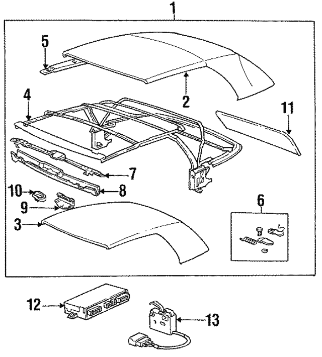 Genuine BMW 54-31-8-207-803 | Rear Window with Zip Fastener | FREE ...