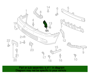 2002-2006 Lexus Support Bracket 52115-33070 | Discount Parts Monster
