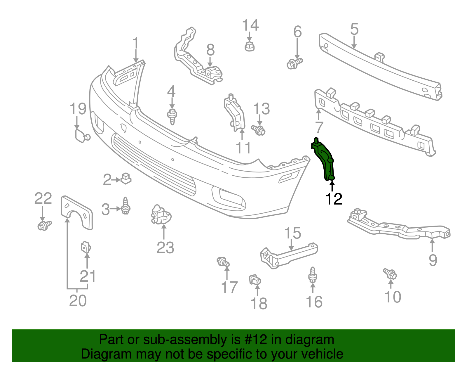 52116-33060 - Support Bracket - 2002-2006 Lexus | My L Parts