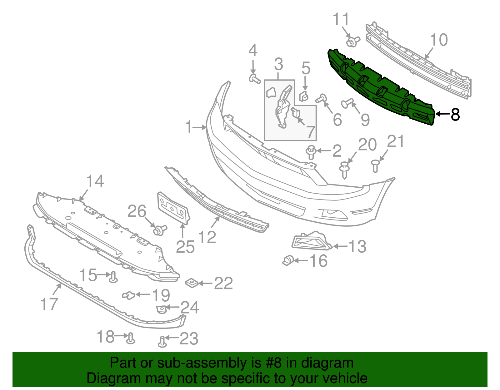 2010-2012 Ford Mustang Absorber AR3Z-17C882-A | OEM Parts Online