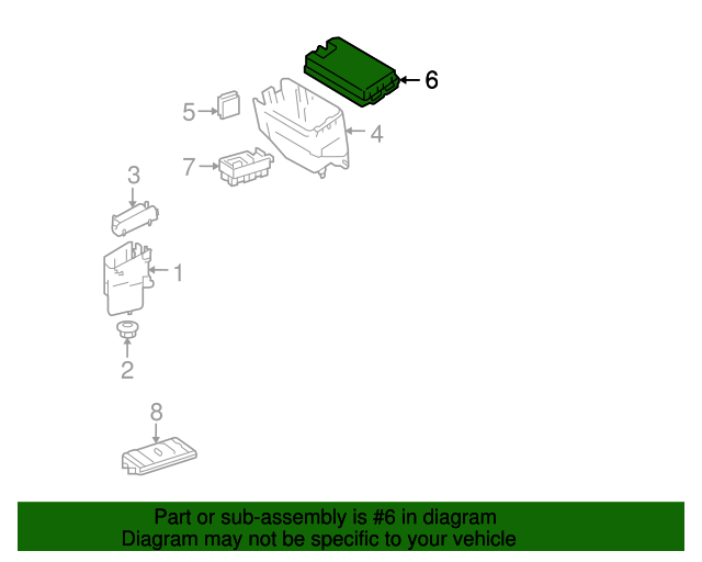 164-540-01-82 - Fuse Box Cover 2006-2012 Mercedes-Benz ...