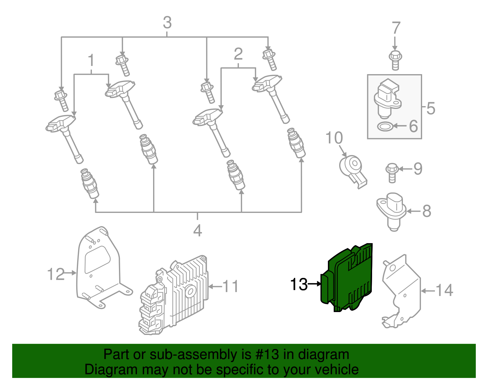 2016-2018 Nissan Control Module 23751-EZ31A | Nissan Parts Central