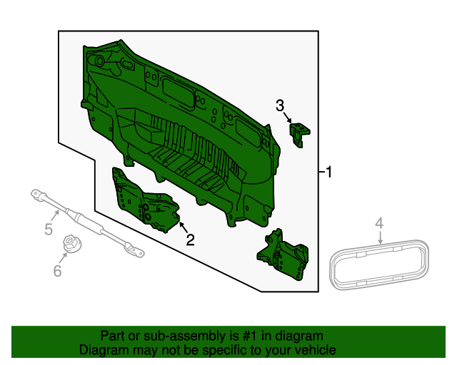Lexus OEM Rear Body Panel Part# 58302-78010 | OEM Vehicle Parts