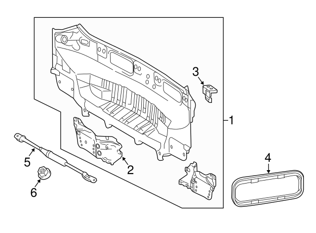 Lexus OEM Rear Body Panel Part# 58302-78010 | OEM Vehicle Parts