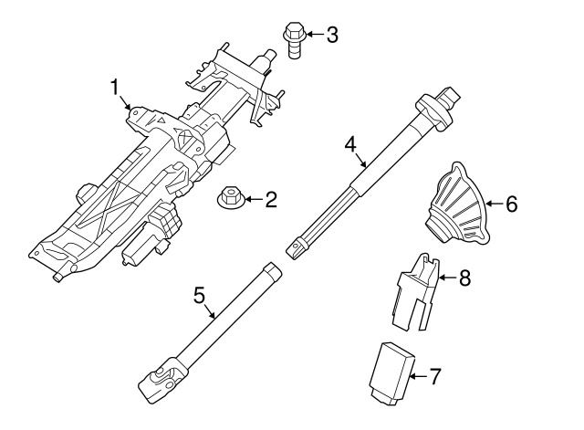 2016-2023 BMW Steering Column 32-30-6-894-879 | AutoNationParts.com