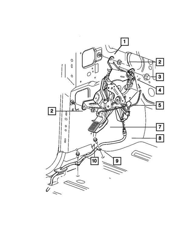 2002-2021 Mopar 02-14 Dodge Ram 1500 05-14 2500 3500 RUBBER PARKING ...