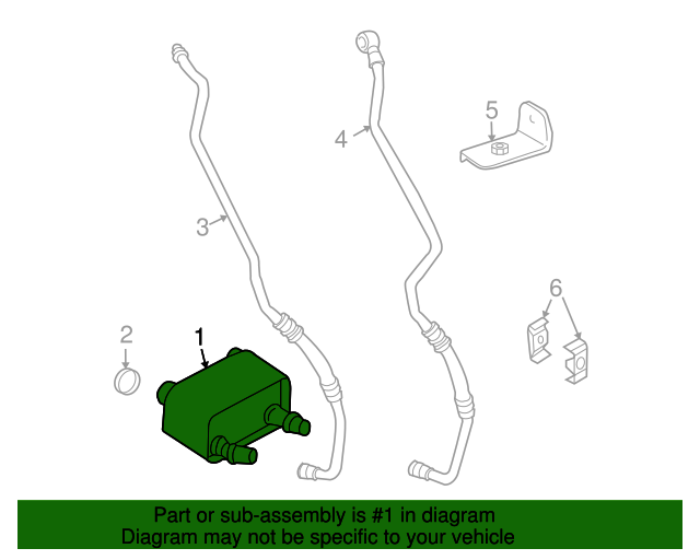 Genuine Trans Cooler for 2003-2005 Land Rover Range Rover | Land Rover ...